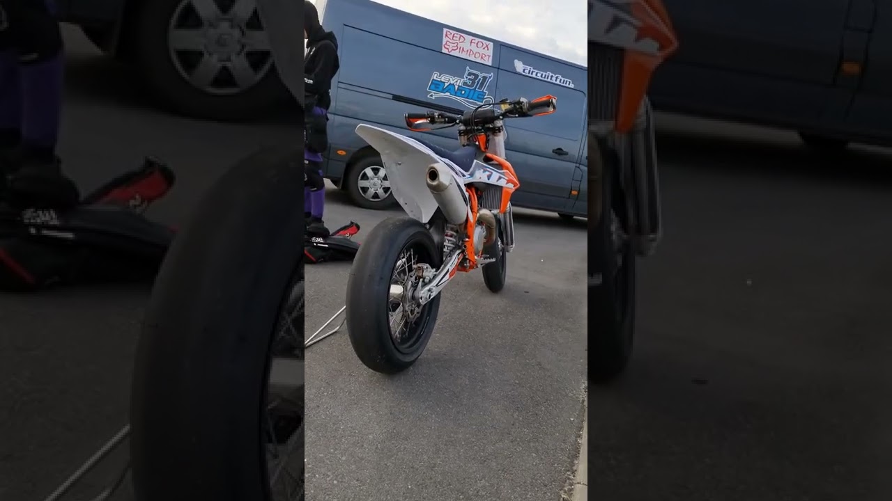 First ride New Ktm Smr 450 Supermoto - YouTube