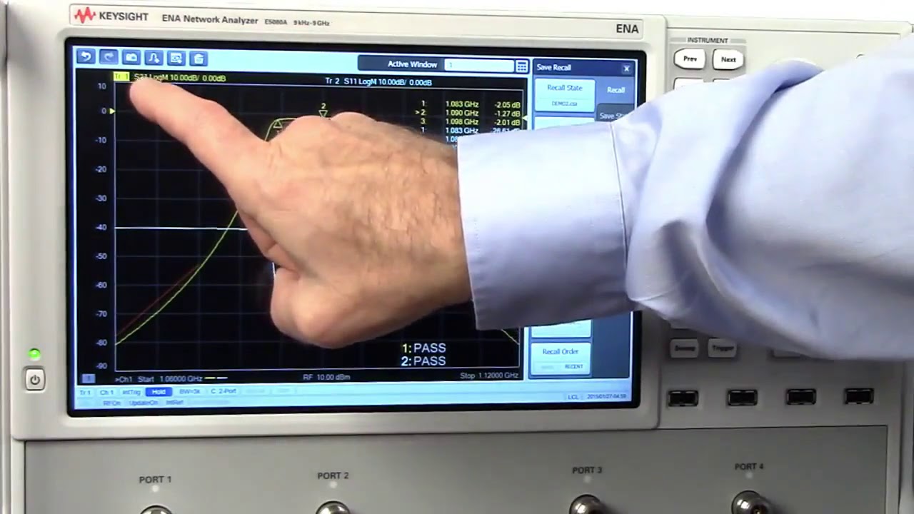 Introducing Keysight E5080A ENA Vector Network Analyzer - YouTube