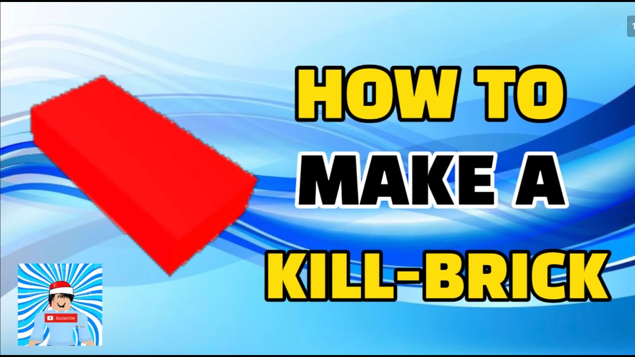 How to make a Simple Kill-Brick in Roblox Studio | LakeBlox - YouTube