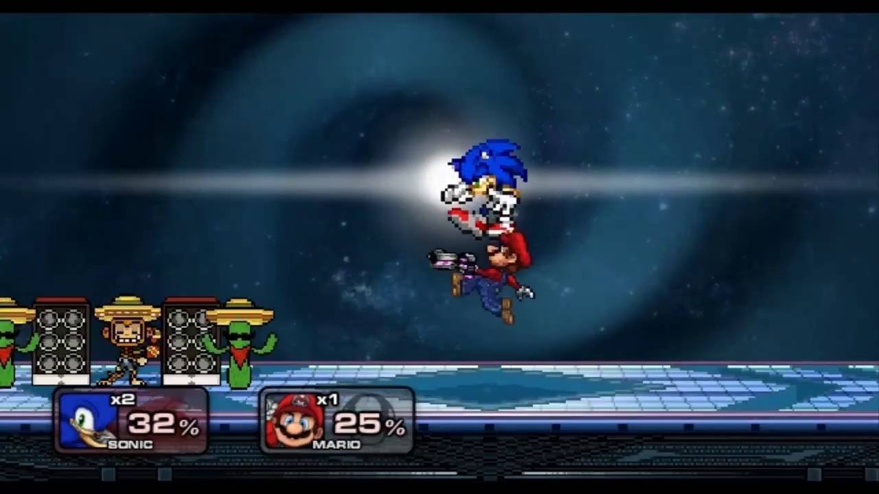 Super Smash Flash 2 | Sonic VS Mario - YouTube