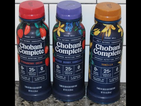 Chobani Complete Greek Yogurt Shake: Strawberry Cream, Mixed Berry Vanilla & Vanilla Review