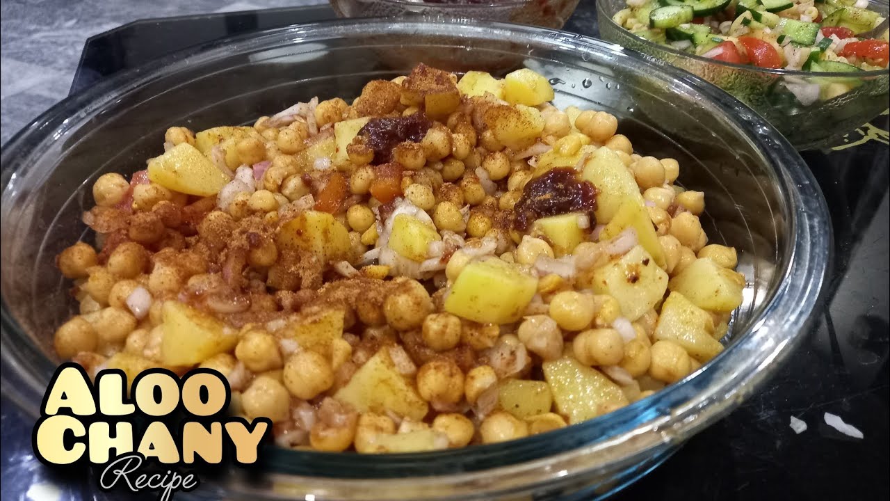 Aloo chany Recipe | Salad Recipe | The Food Fusionist - YouTube