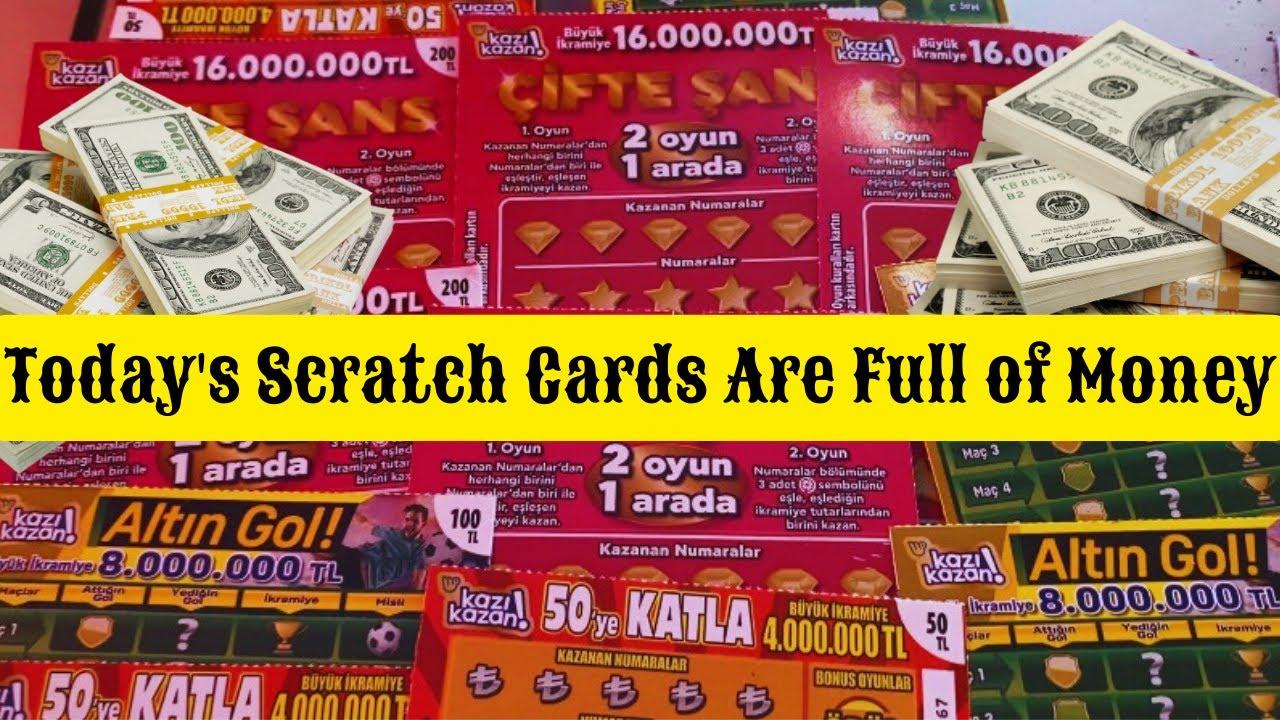 All New Scratch Cards Released Today Are Full of Money - YouTube