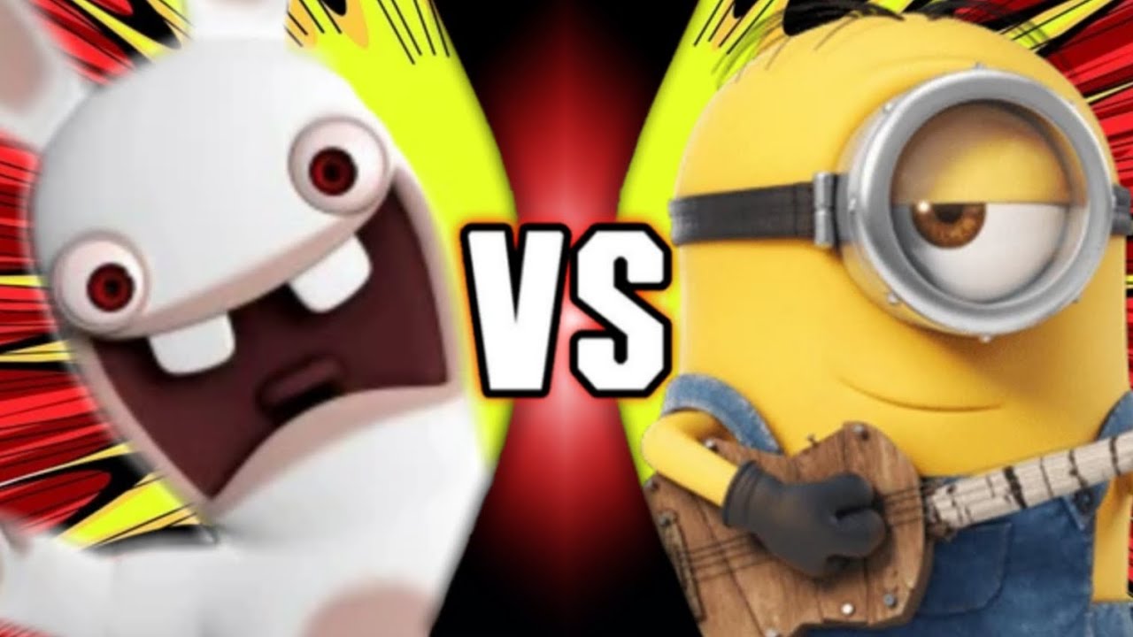 rabbids vs minions (ubisoft vs illumination) trailer versus [Many funny ...
