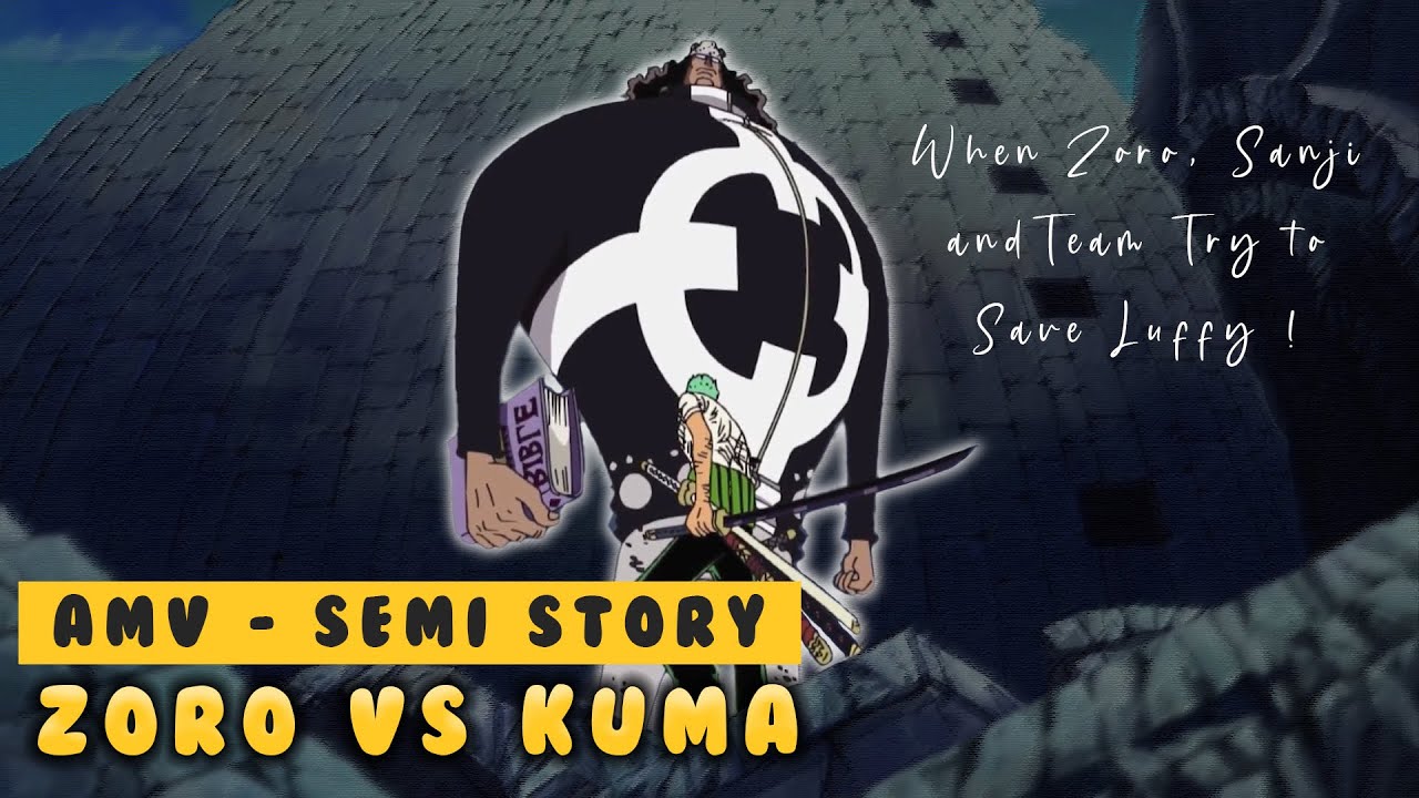 One Piece - Nothing Happened, Zoro VS Bartholomew Kuma Thriller Bark ...