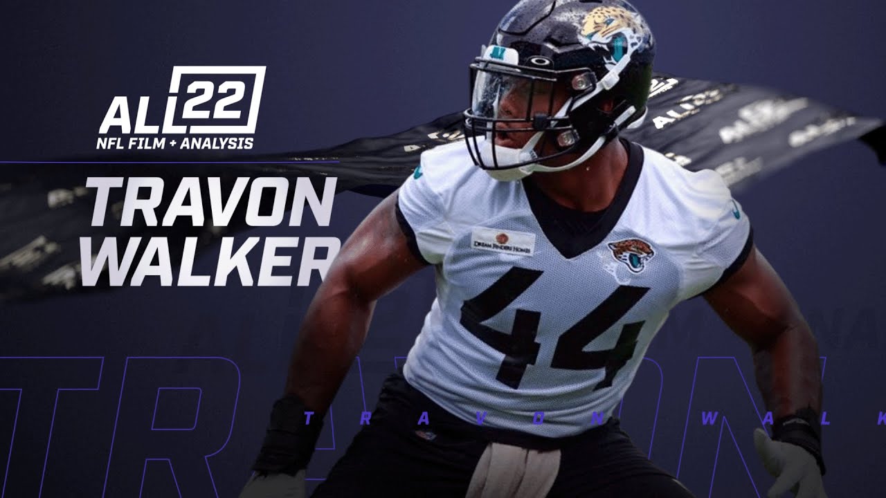 TRAVON WALKER: SETTING THE TONE - Wk 1 Film Study #jags #jaguars - YouTube
