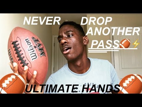 AT HOME WIDE RECEIVER CATCHING DRILLS YOU CAN DO TO IMPROVE YOUR HANDS ...