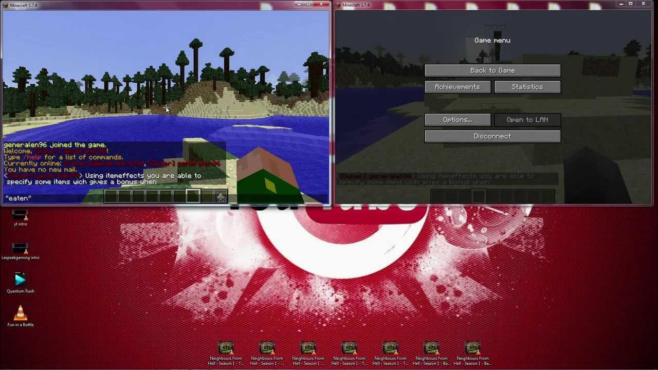 ItemEffects - BUKKIT plugin tutorial - YouTube