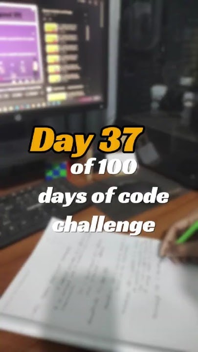 Day 37 of 100 days of code challenge #shorts #computer #100daysofcodingchallenge #motivation ...