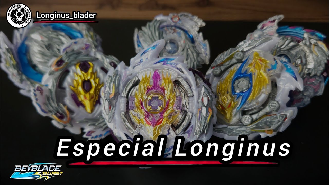 Coleção completa ? todos os LONGINUS de beyblade burst. - YouTube