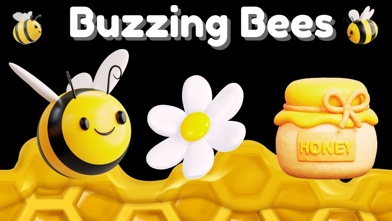 BUZZING BEE ADVENTURE | BABY SENSORY | HIGH CONTRAST - YouTube
