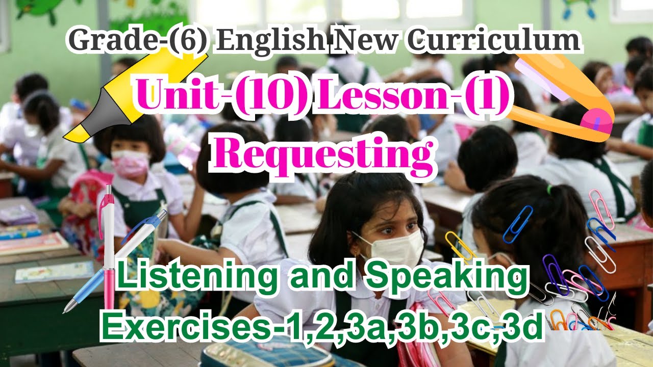 Grade-(6)English New CurriculumU-(9) L-(1) RequestingListening and ...