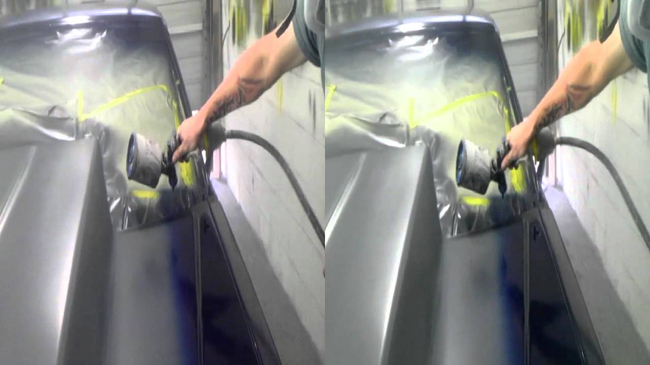 Custom paint job in 3d on a monte carlo drag car - YouTube