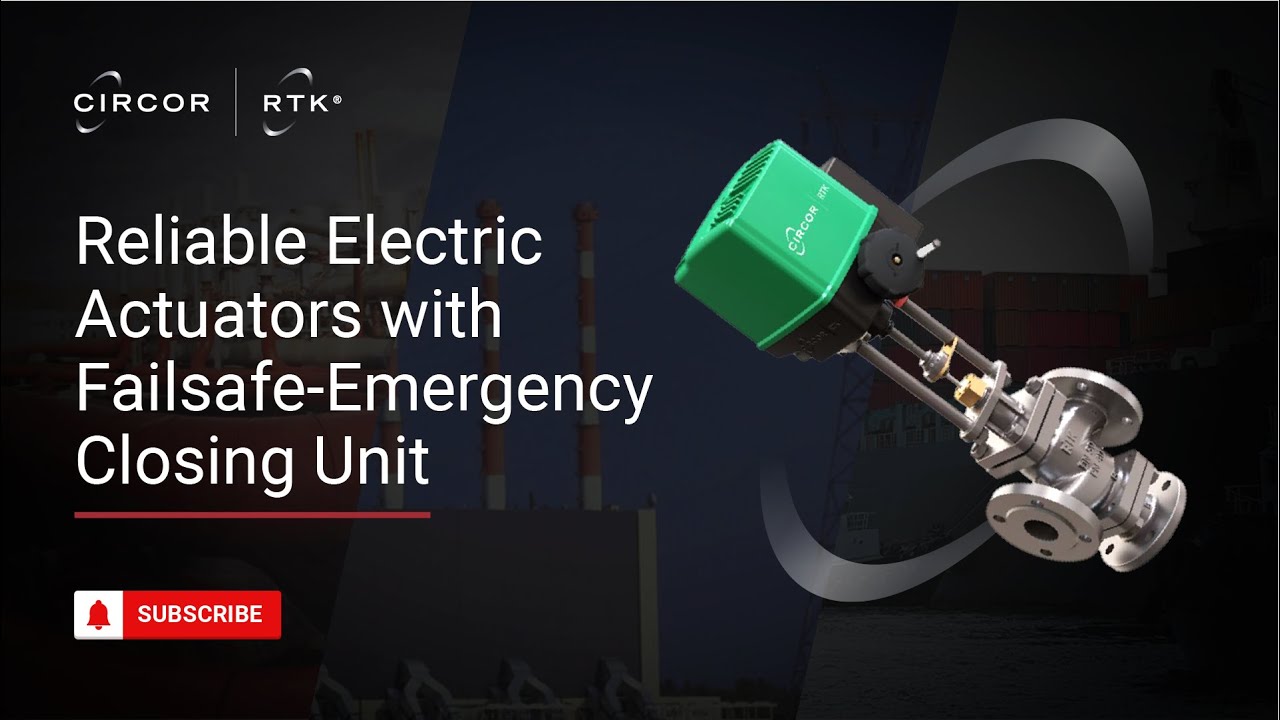 Advanced Electric Actuators with Failsafe-Emergency Closing Unit - YouTube