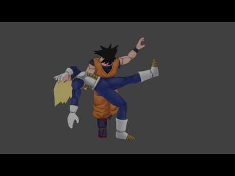 goku e vegeta dançando  Lambada