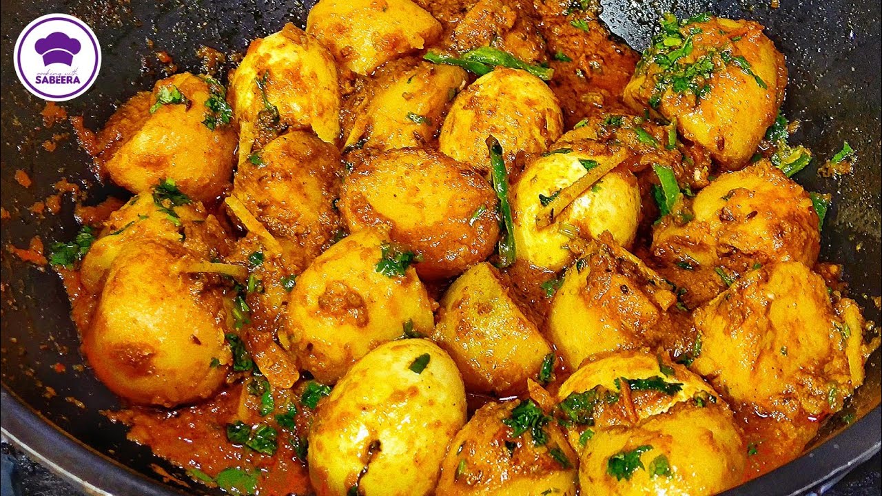 Aloo Anda Masala Recipe | Aloo Anda Gravy Recipe - YouTube