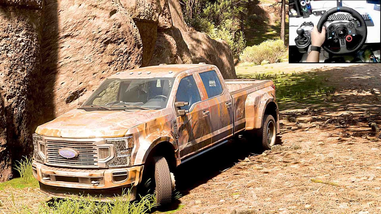 Rebuilding Ford Super Duty F450 Forza Horizon 5 Logitech G29 Gameplay ...