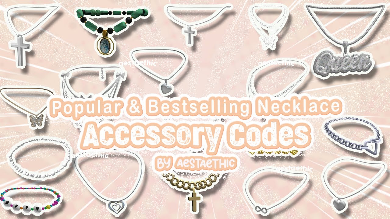 popular NECKLACE Accessory Codes for bloxburg & berry avenue #roblox #brookhaven # ...