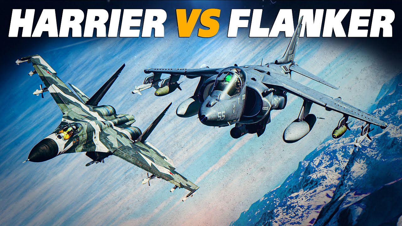 AV-8B Harrier Vs Su-27 Flanker DOGFIGHT | Digital Combat Simulator ...