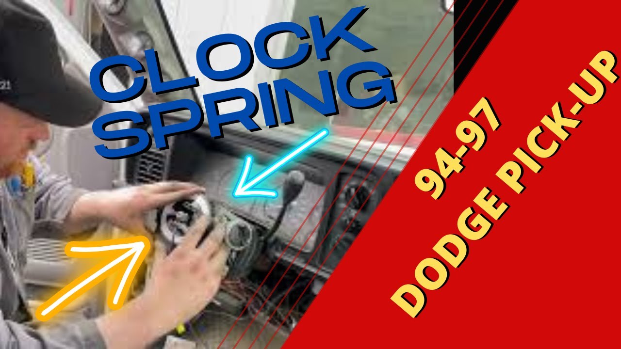 HOW TO INSTALL A CLOCK SPRING ( 94-97 DODGE PICK-UP) - YouTube