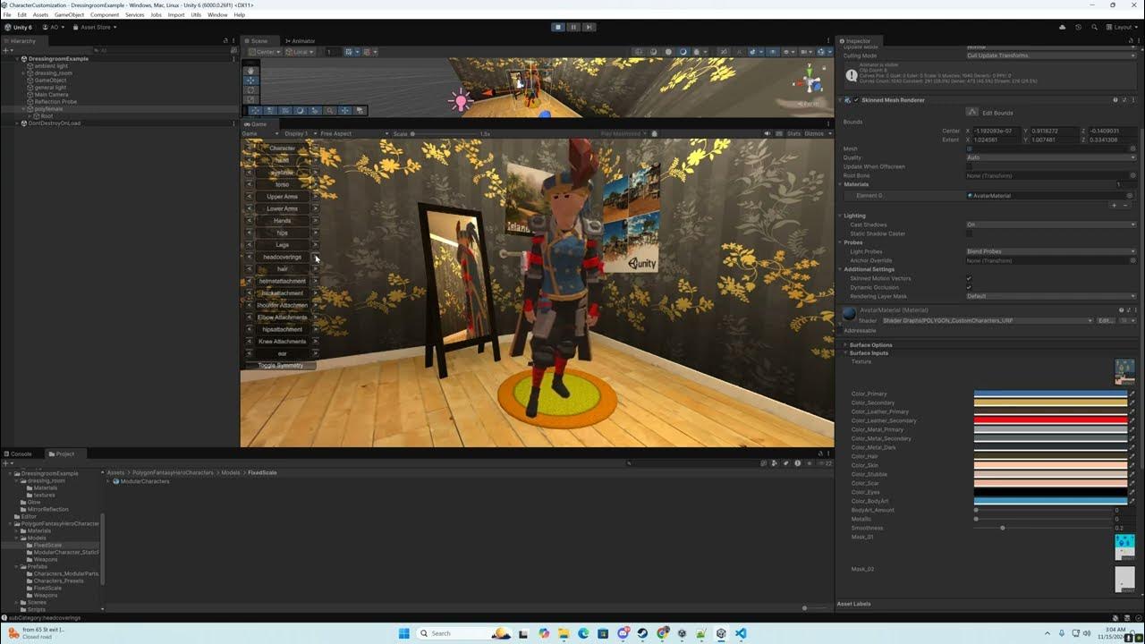 Optimizing Synty Polygon Modular Fantasy Hero Characters - YouTube