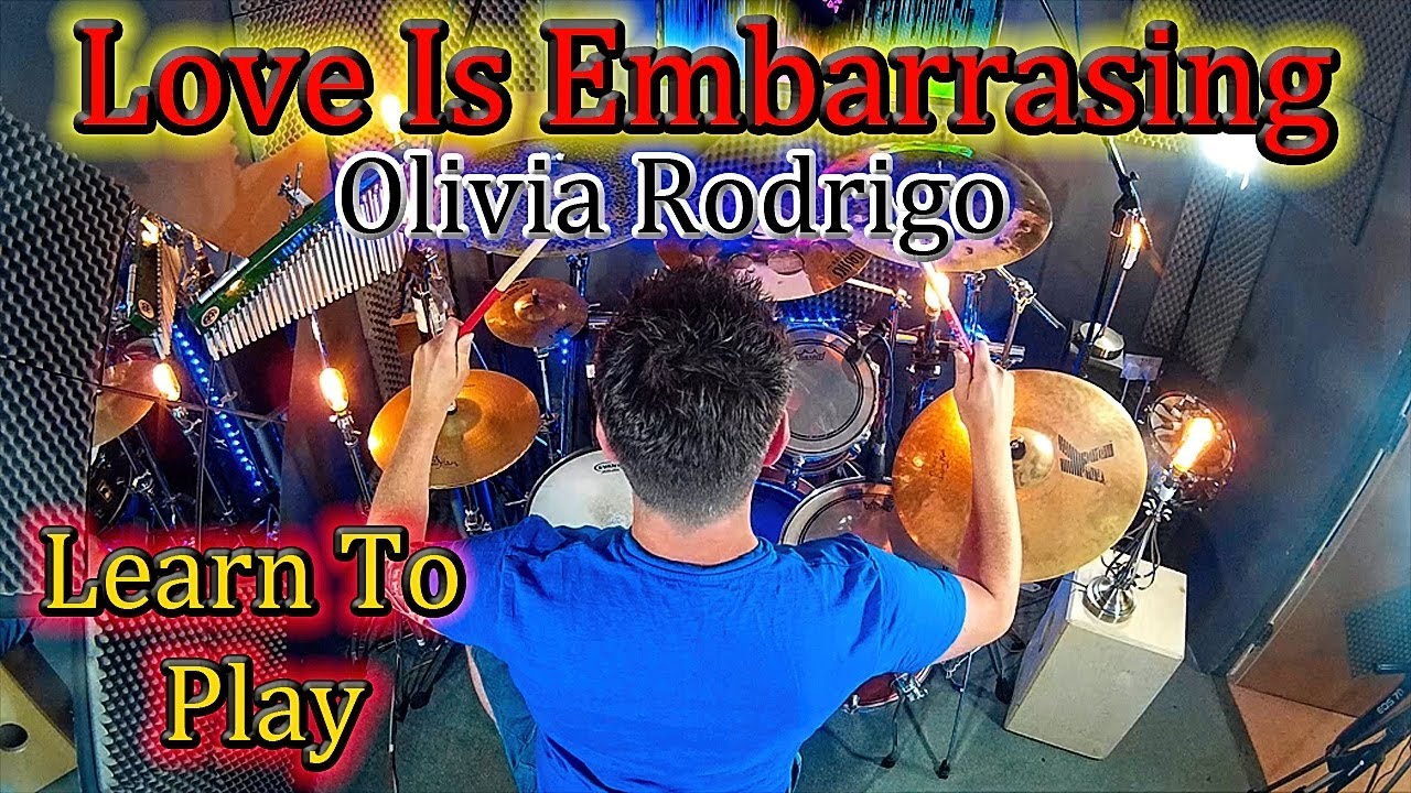 Olivia Rodrigo - love is embarrassing - Drum Tutorial Lesson - YouTube