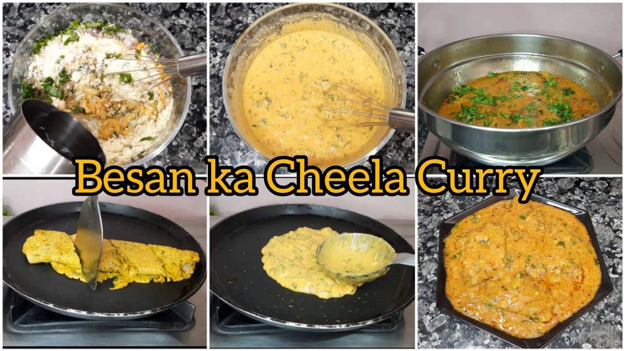 Besan Cheela Curry Recipe | Dadi Nani Ki Recipe | Besan Ke Alte Palte ...