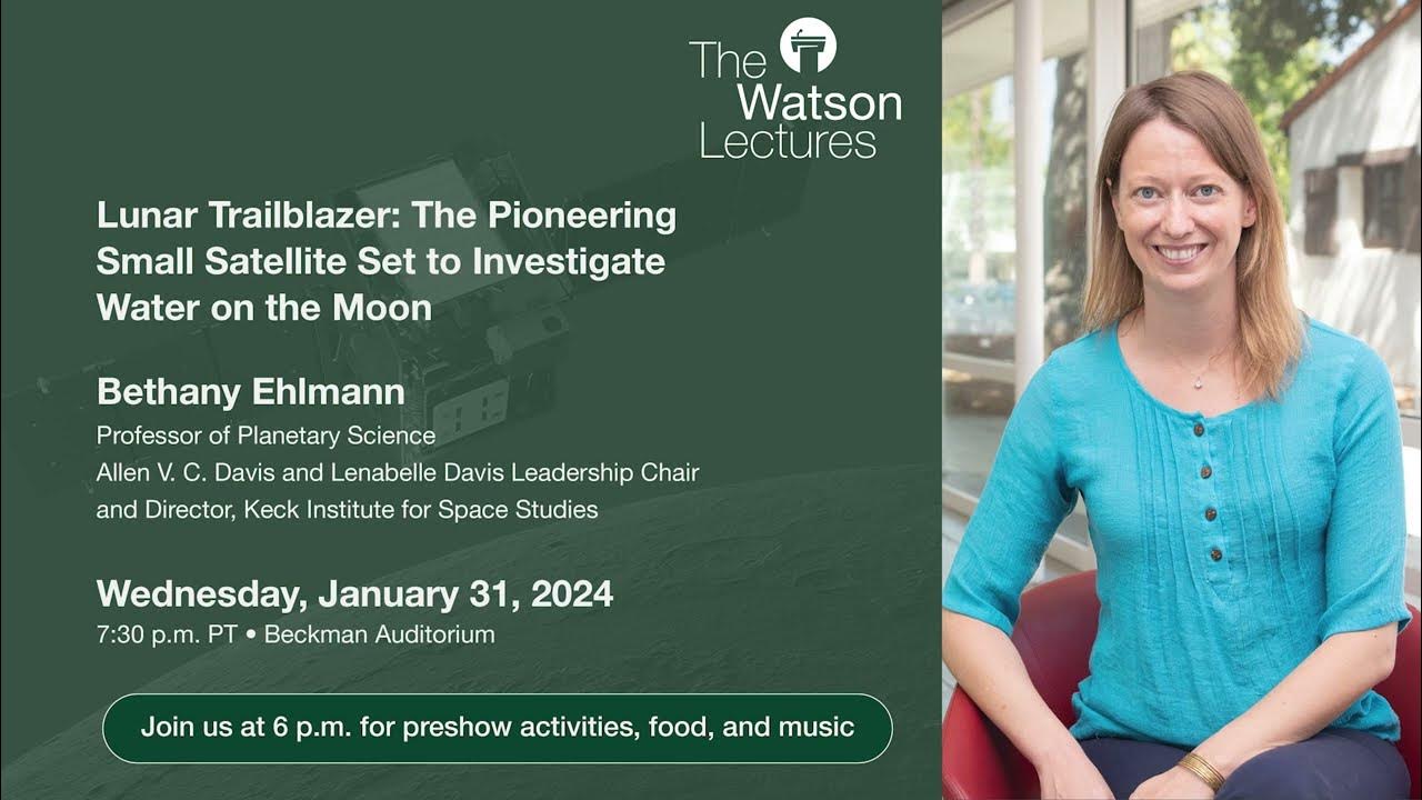 Watson Lecture Promo – Jan. 31, 2024: Bethany Ehlmann - YouTube