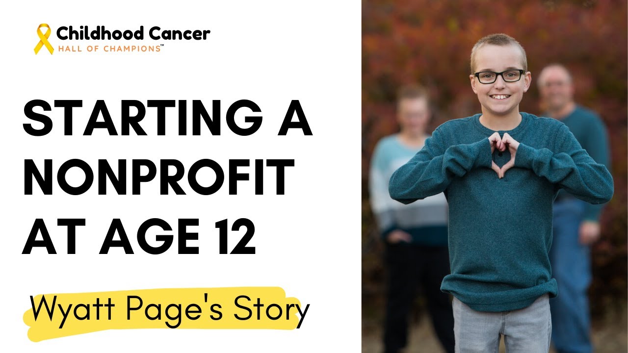 How Wyatt started a nonprofit at age 12 while having cancer | Wyatt ...
