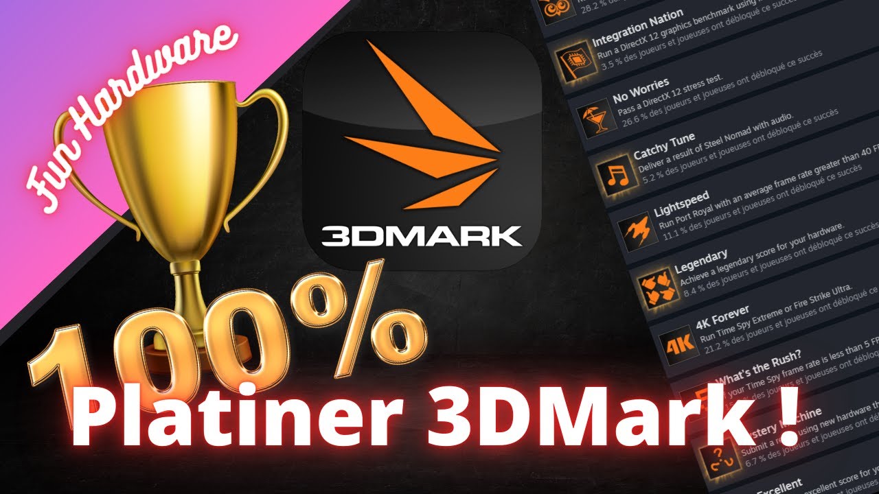 J'essaie de Platiner 3DMark ! - YouTube