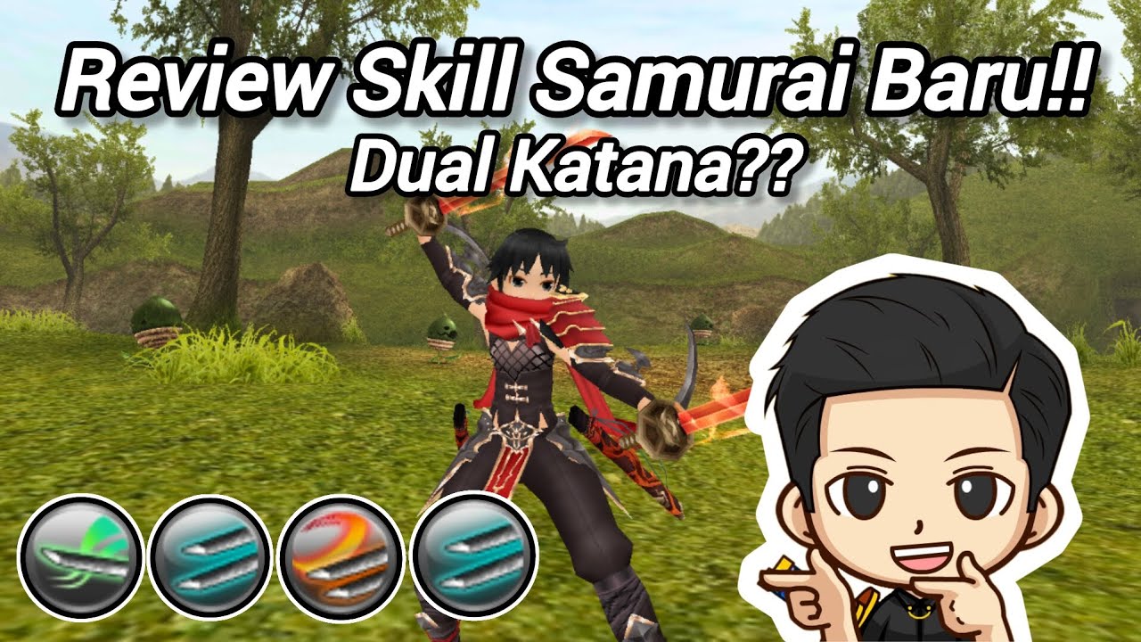 Review Skill Samurai Baru!! Dual Katana?? Toram Online - YouTube