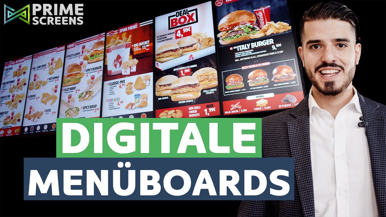 Digitale Menüboards bei Palmo Fried Chicken in Frankfurt - digitales ...