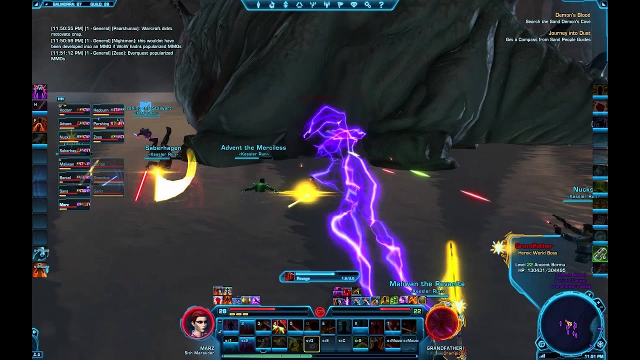 Star Wars: The Old Republic - Grandfather - World Boss - YouTube