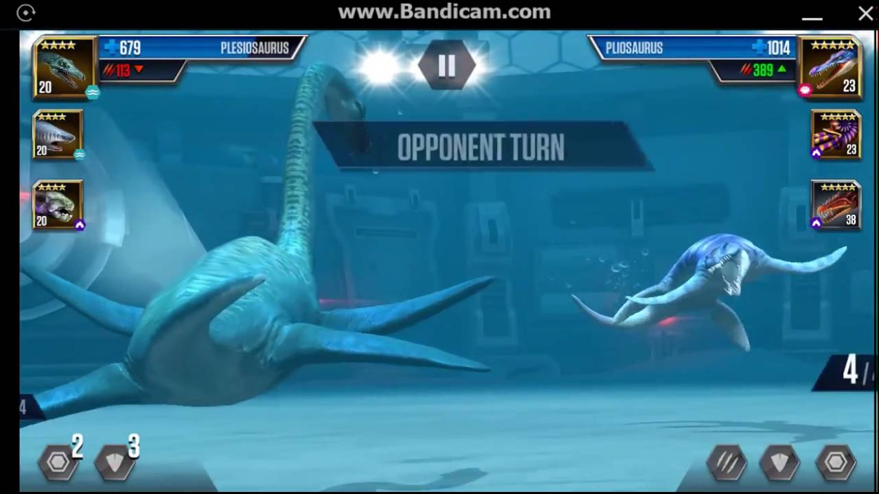 Jurassic World: The Game - "Monsters Of The Deep" 37 - Full Battle ...