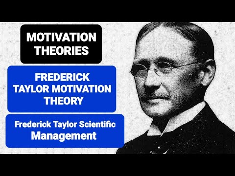 FREDERICK TAYLOR MOTIVATION THEORY #fredericktaylor #motivationtheory ...