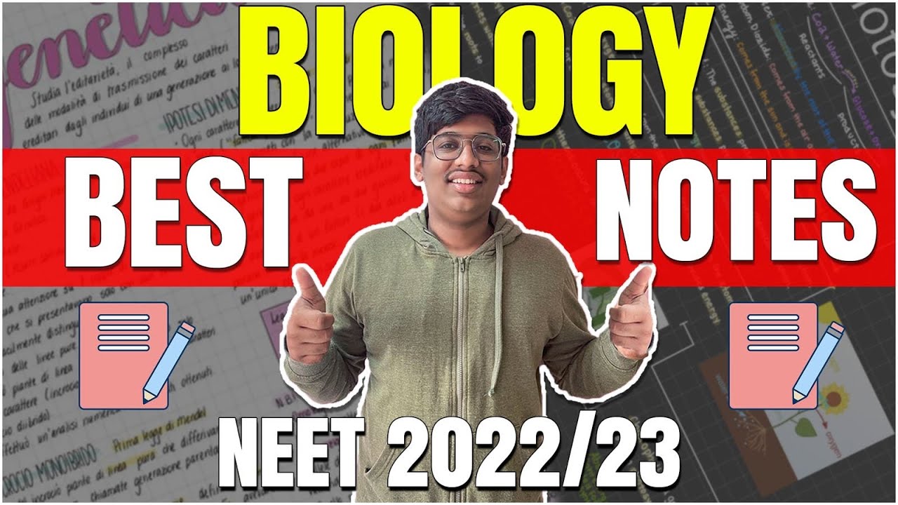 Best Biology One Page Short Notes for NEET UG | NEET 2022/23 - YouTube