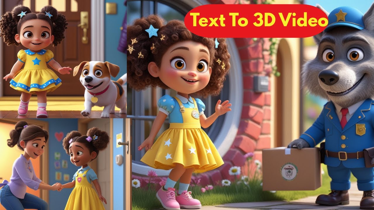 FREE AI Tools to Turn Text Into 3D Animation | How to Create Consistent ...