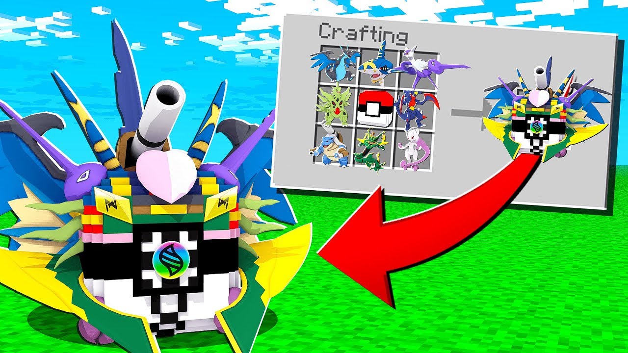 UM FÃ FEZ UMA LUCKY PIXELMON SÓ DE MEGA POKÉMON - MINECRAFT - YouTube
