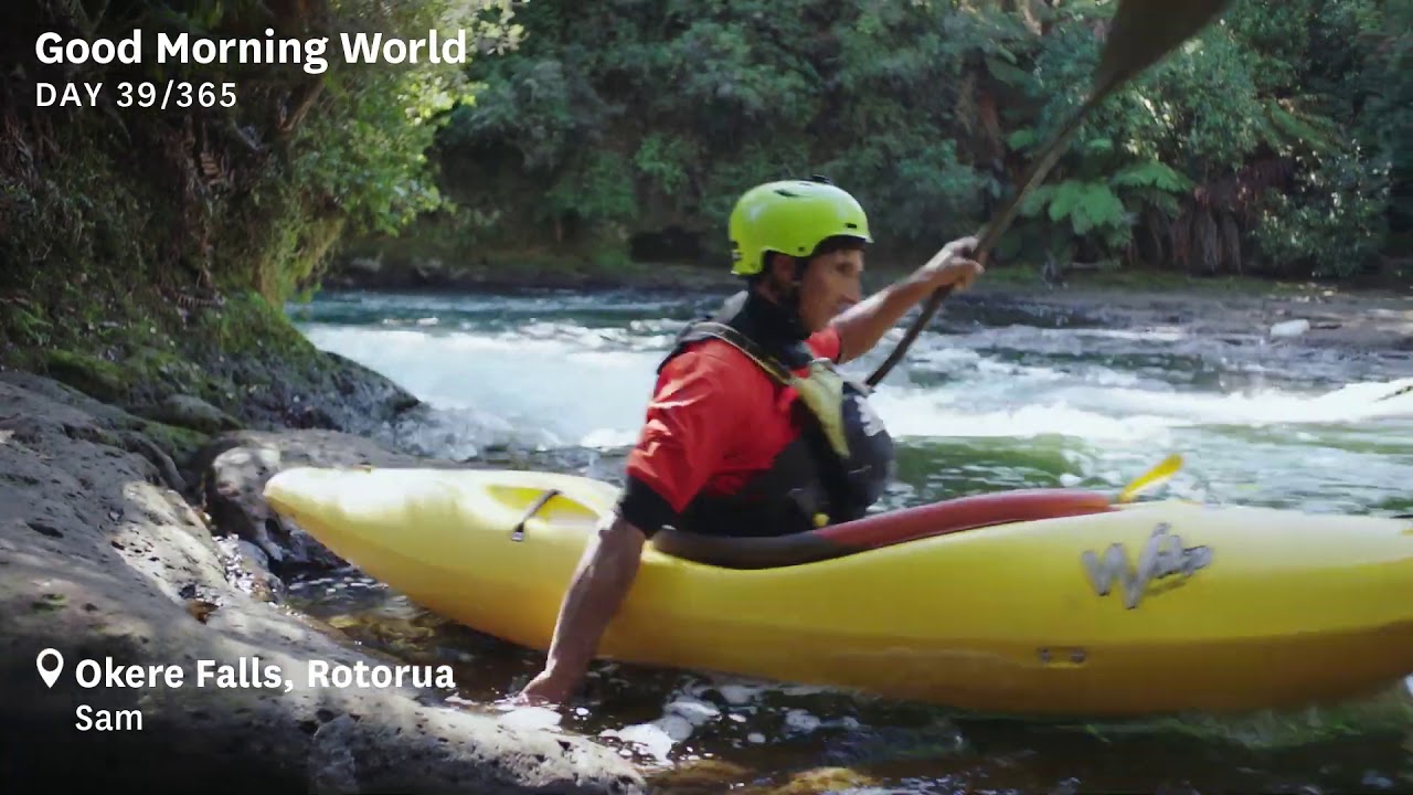 Good Morning World Day 39 of 365 Kayaking Rotorua - YouTube