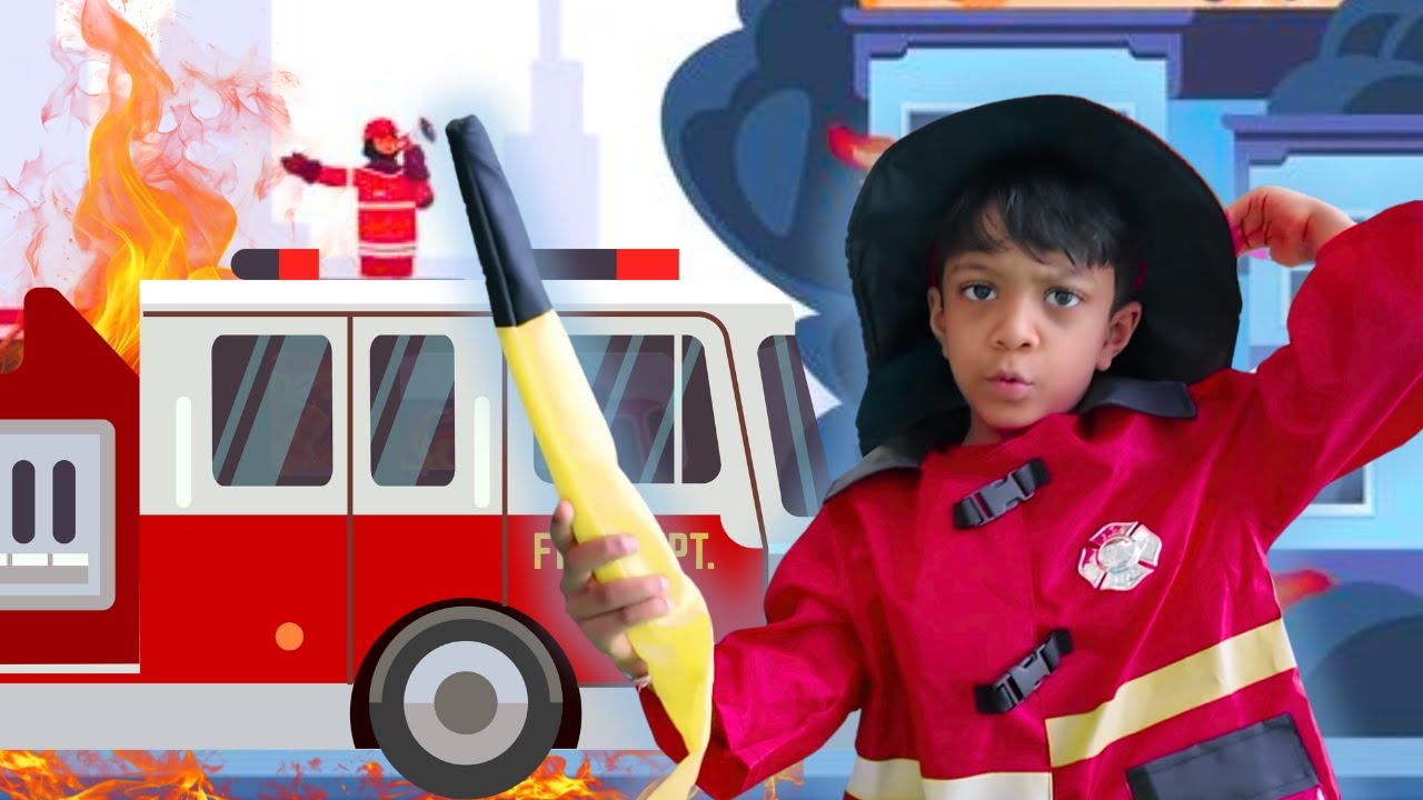 Home Fire Rescue: Fire Truck, Ambulance, and a Fun Fire Song ...