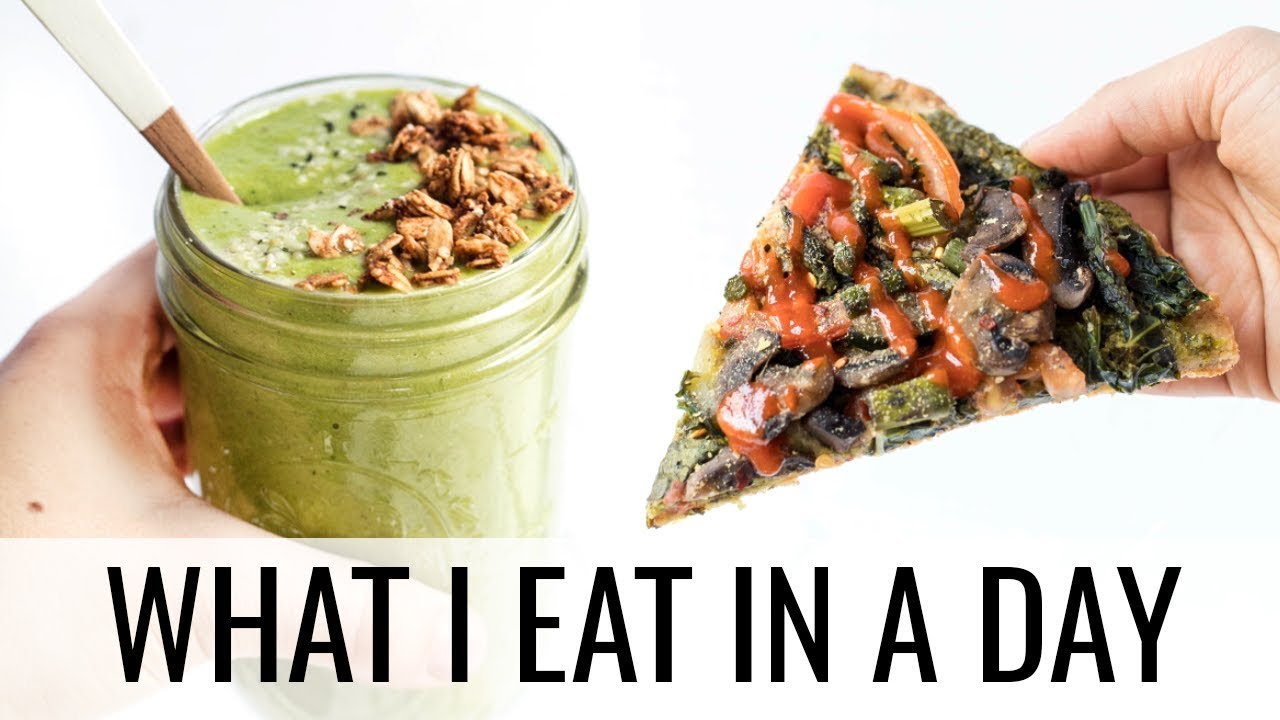 41. WHAT I EAT IN A DAY + best pre-workout snack - YouTube