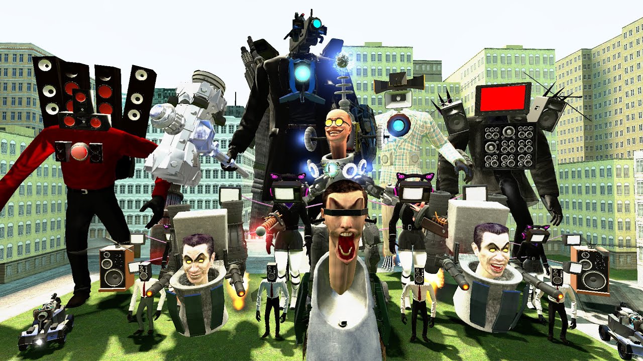 SKIBIDI TOILET VS CAMRERAMAN TITAN SPEAKERMAN UPGRADED TITAN CAMERAMAN ...