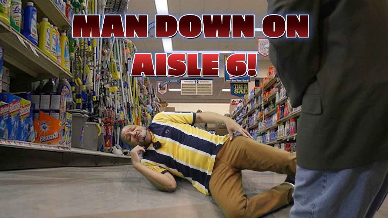 Man down on aisle 6 - YouTube