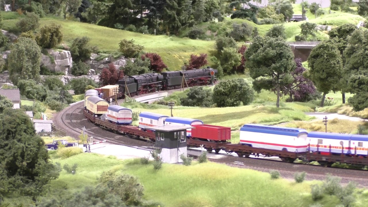 Mittelstadt-TV - Modellbundesbahn Teil 4 - Der Zugverkehr auf den ...