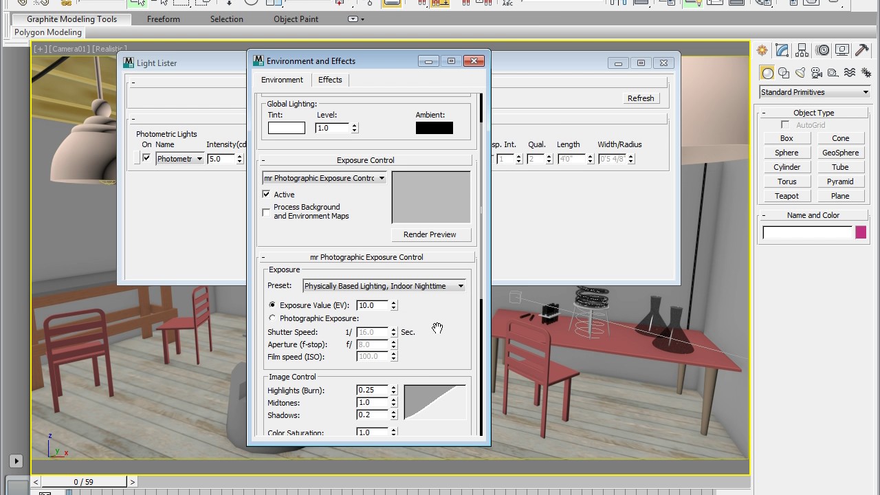 Setting Interior Night Lighting | 3DS Max | Lighting - YouTube