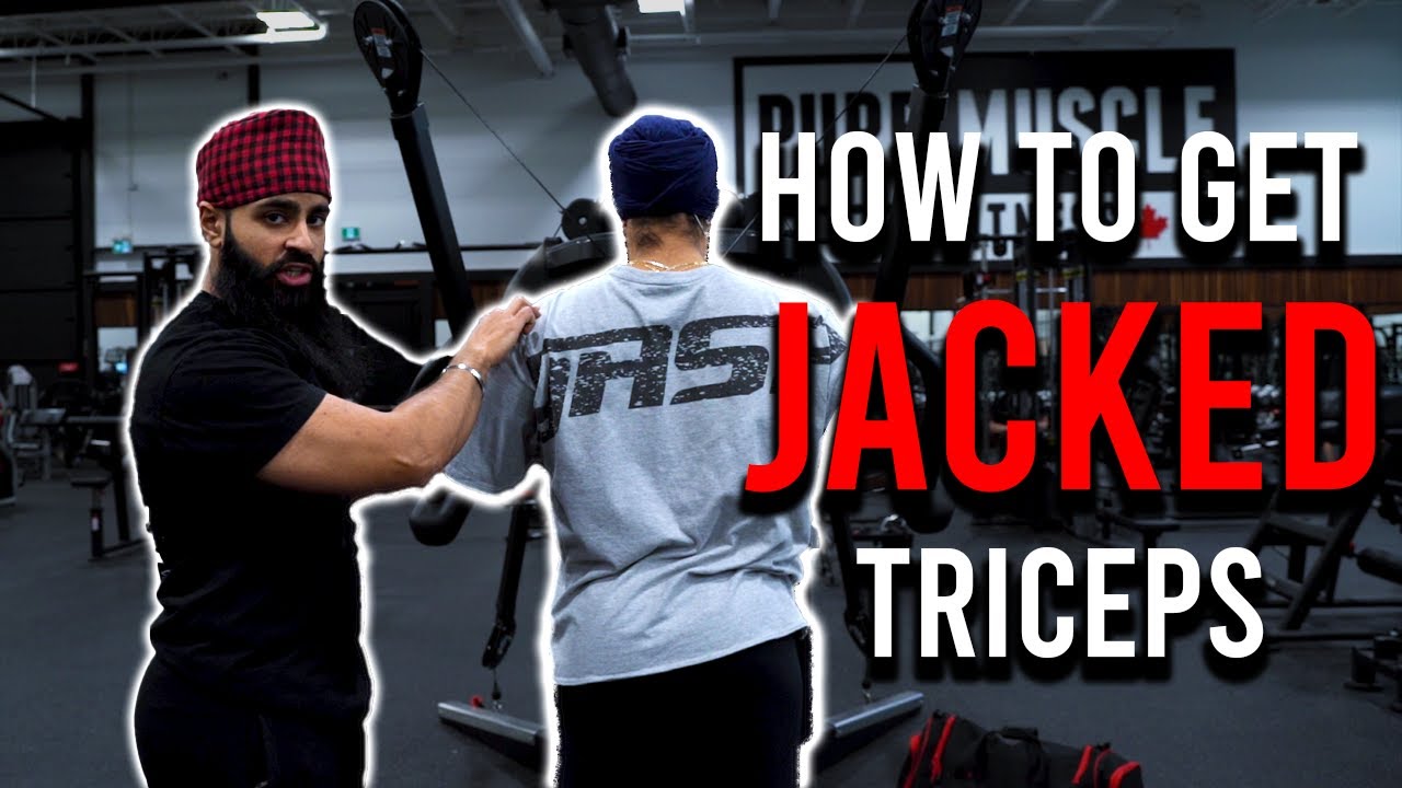 HOW TO GET JACKED TRICEPS - YouTube