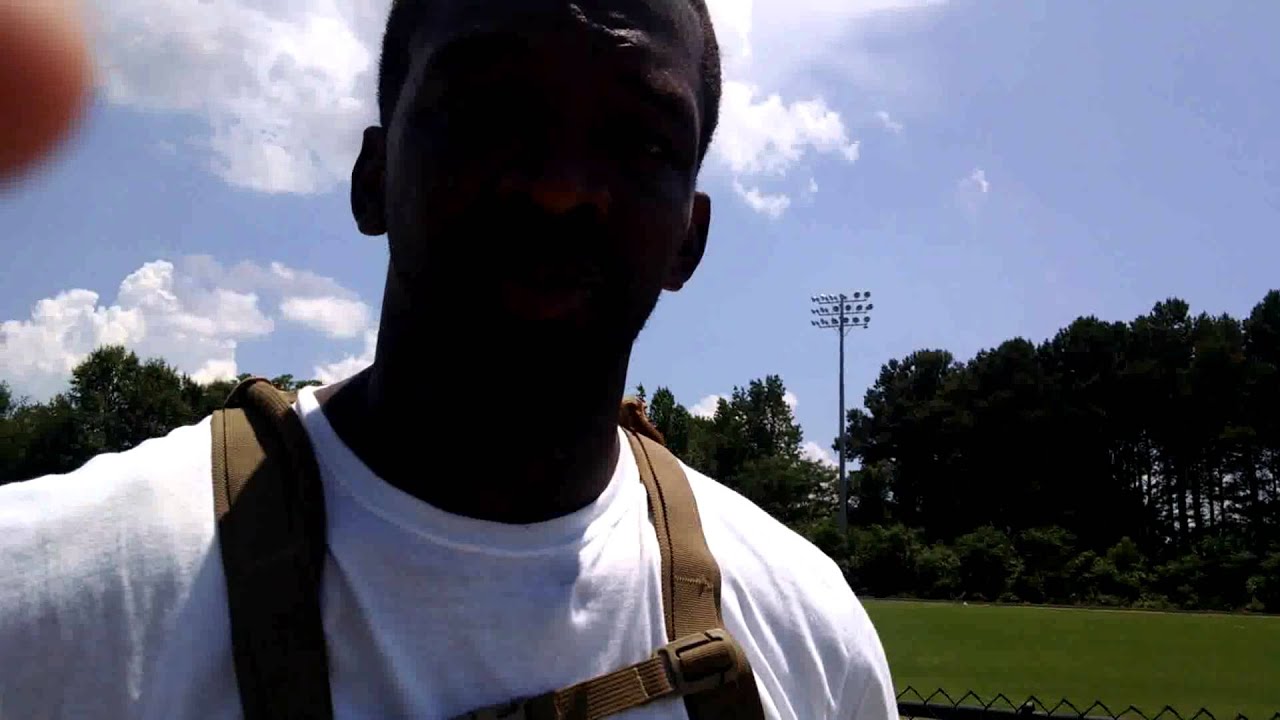 Michael Hamlin football camp - YouTube