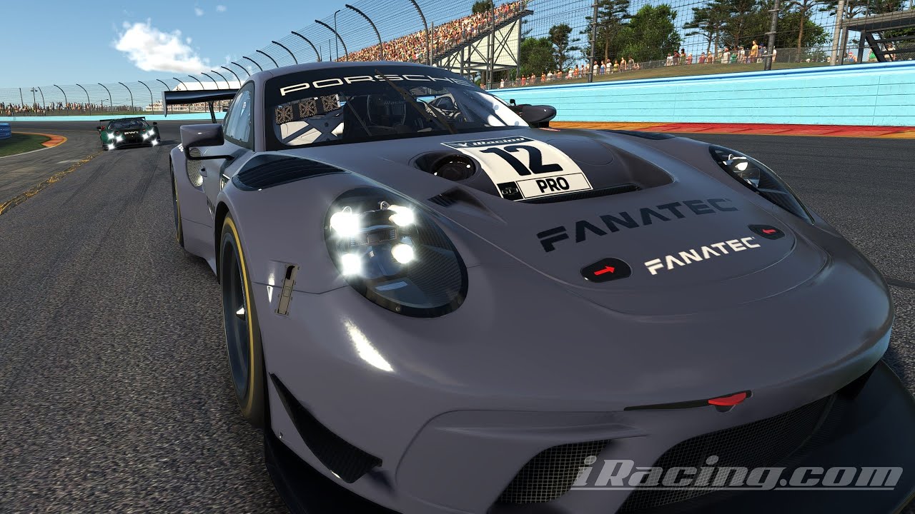 long battle 911GT3 R Watkins Glen GT3 Fanatec Challenge iRacing - YouTube