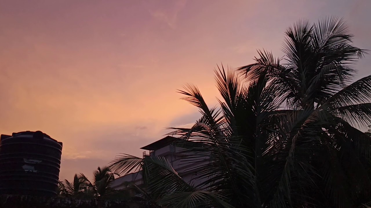 Morning Sky - changing colours- Time lapse video. - YouTube
