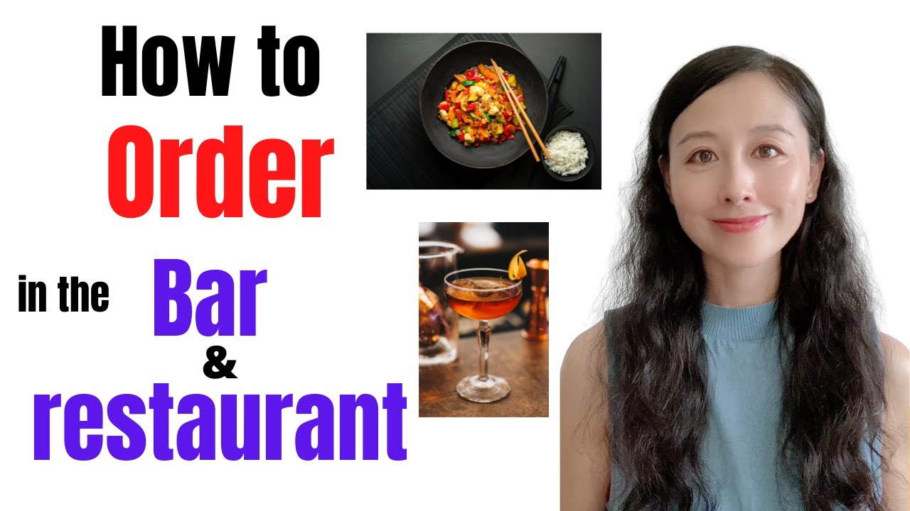 How to order in the bar and Chinese restaurant | Chinese speaking ...